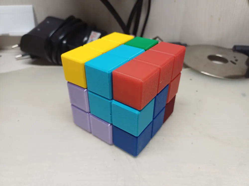 Cube Puzzle Box for kids by Kiron 21 - MakerWorld
