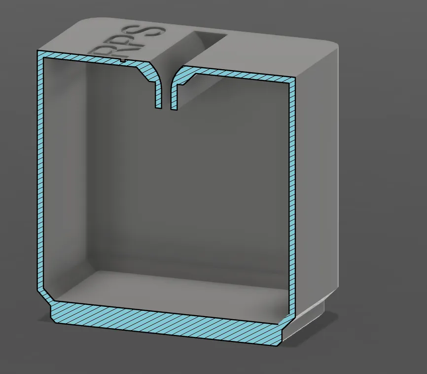 Gridfinity 1x1 "sharps" container by Alaorath - MakerWorld