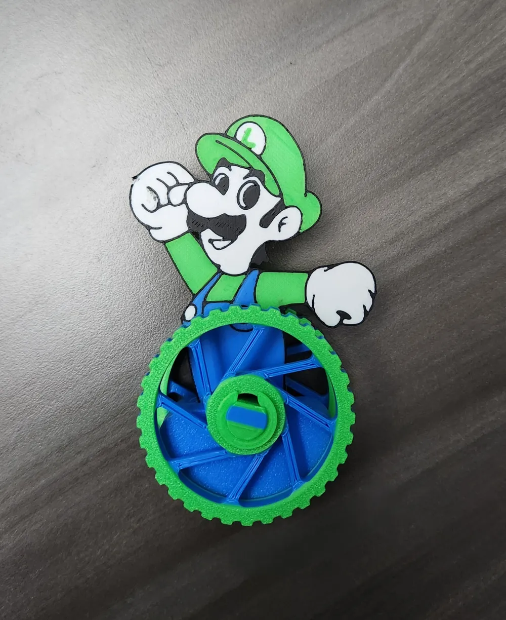 Luigi - Mario Self Balancing Toy - Free 3D Print Model - MakerWorld