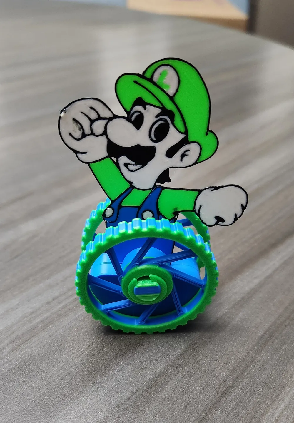 Luigi - Mario Self Balancing Toy - Free 3D Print Model - MakerWorld