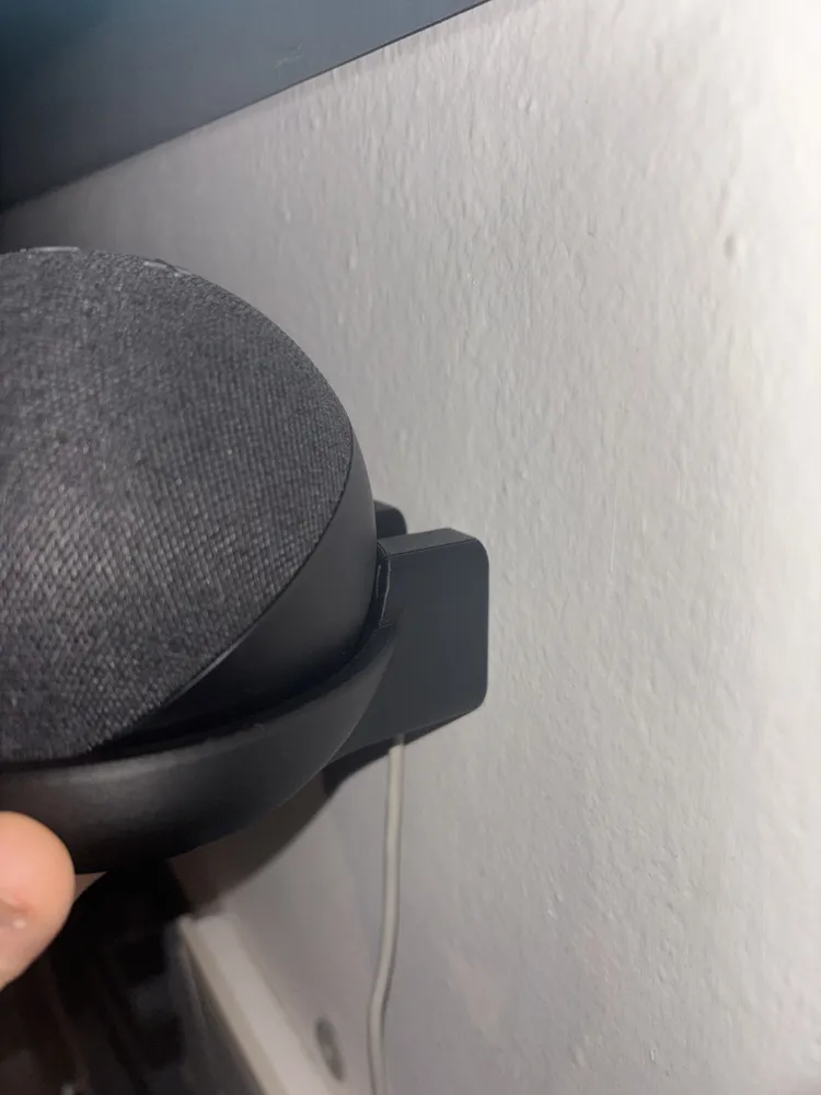 Wall mount for Echo Dot 4th and 5th generation - Free 3D Print Model ...