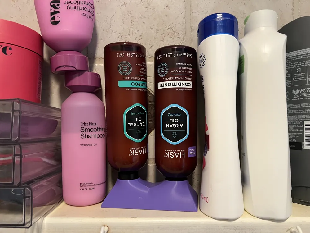 Upside Down Shampoo / Conditioner Stand by KaBooM MakerWorld: Download ...