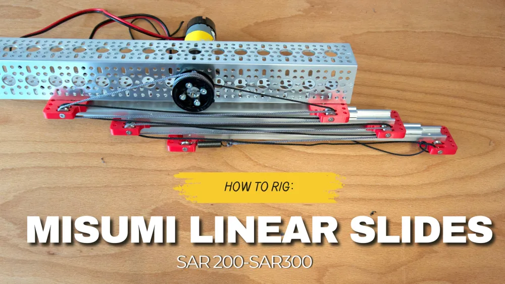 Misumi SAR Linear Slide Insert (String) FTC Remixed by BroganMPratt MakerWorld: Download Free 3D ...
