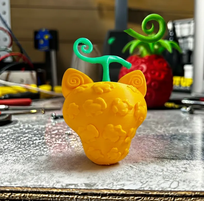 Neko Neko no Mi (Cat-Cat Fruit) - Modèle d'Impression 3D Gratuit ...