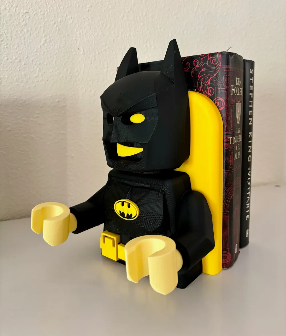 BATMAN Brick Bookend by Acheituno MakerWorld: Download Free 3D Models