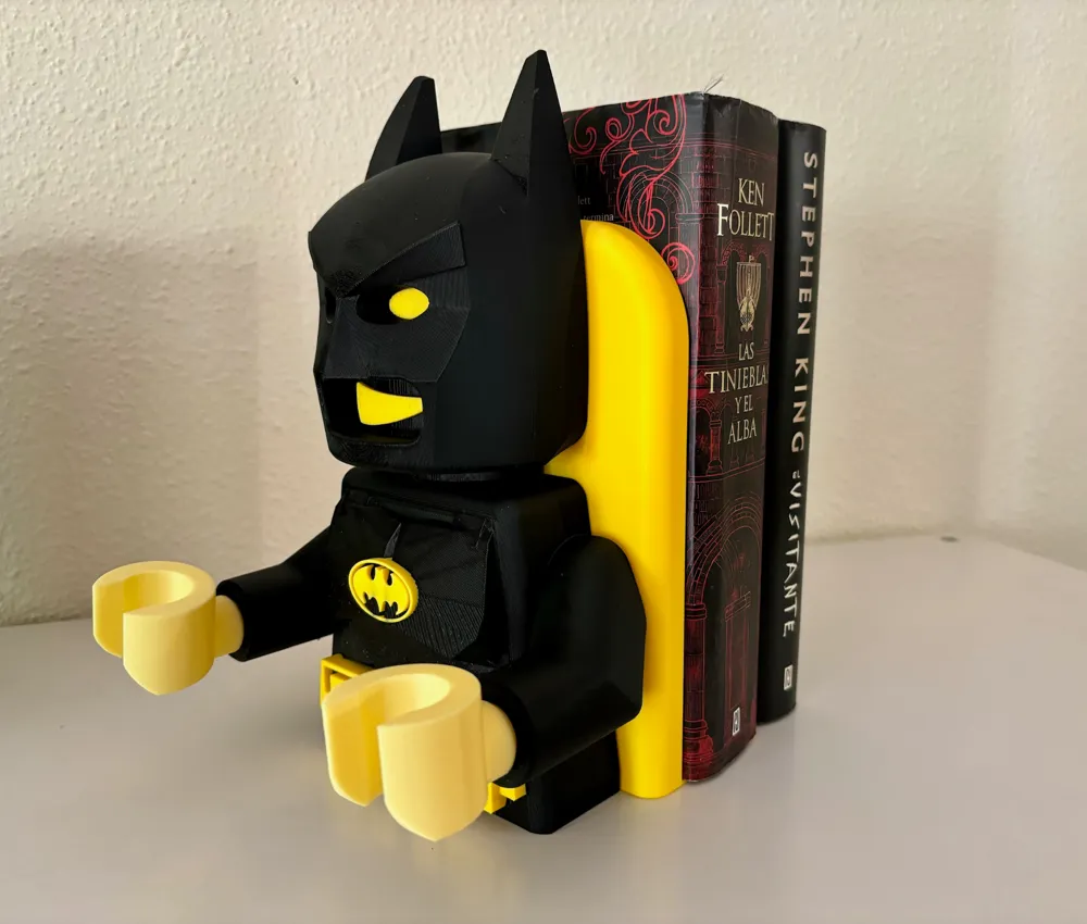 BATMAN Brick Bookend by Acheituno MakerWorld: Download Free 3D Models