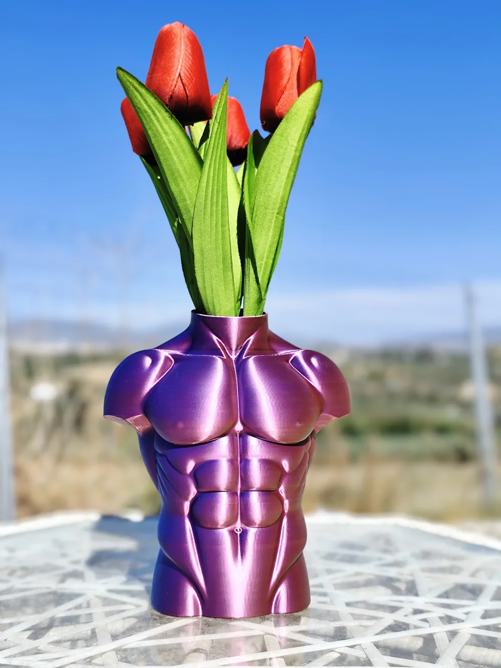Muscle Torso Planter & Statue – Bold Modern Design - Free 3D Print ...