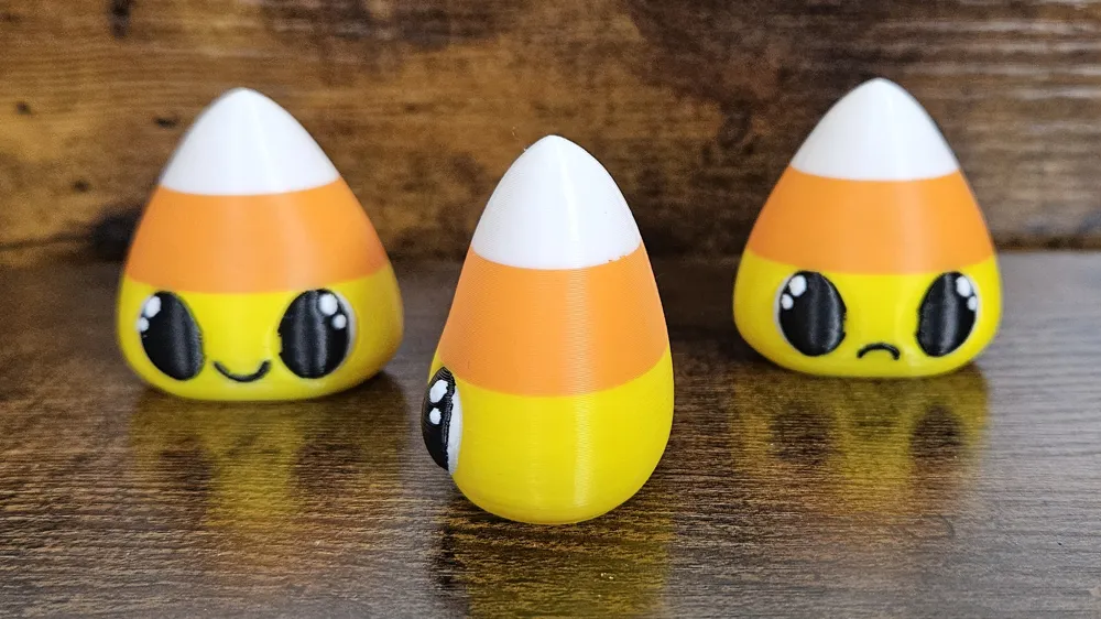 Candy Corn Mini Trio by Raven Rose Co. MakerWorld: Download Free 3D Models