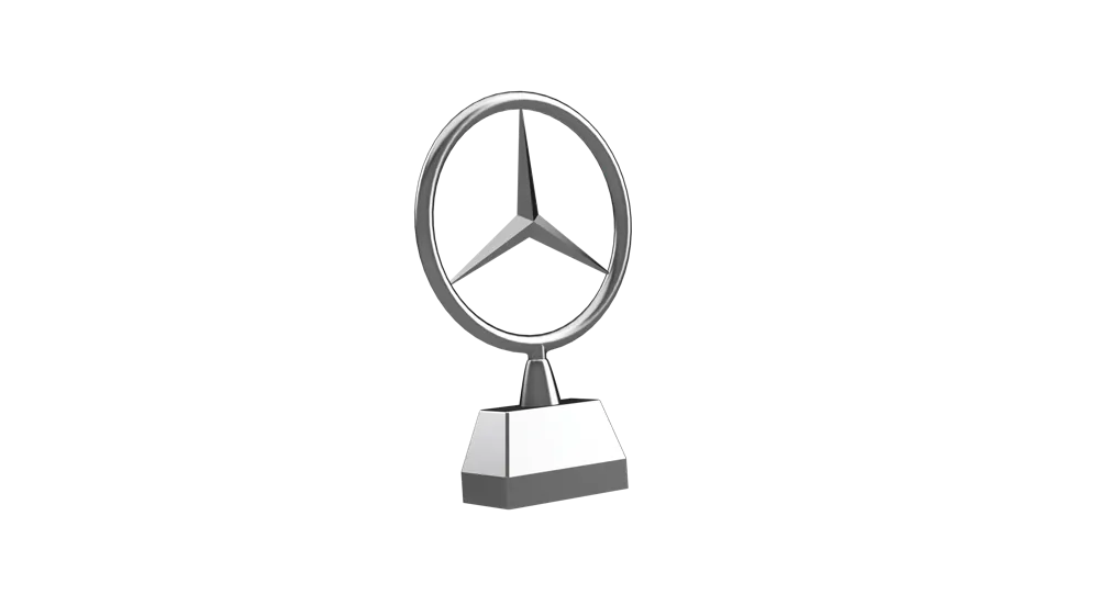 Mercedes logo, standing by Mathijs van Wijk - MakerWorld