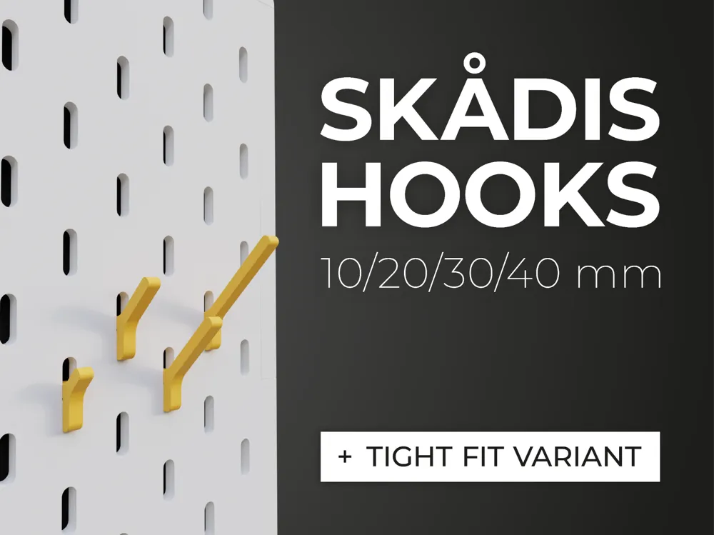 IKEA Skadis hooks by AdamKozakGrafika MakerWorld: Download Free 3D Models