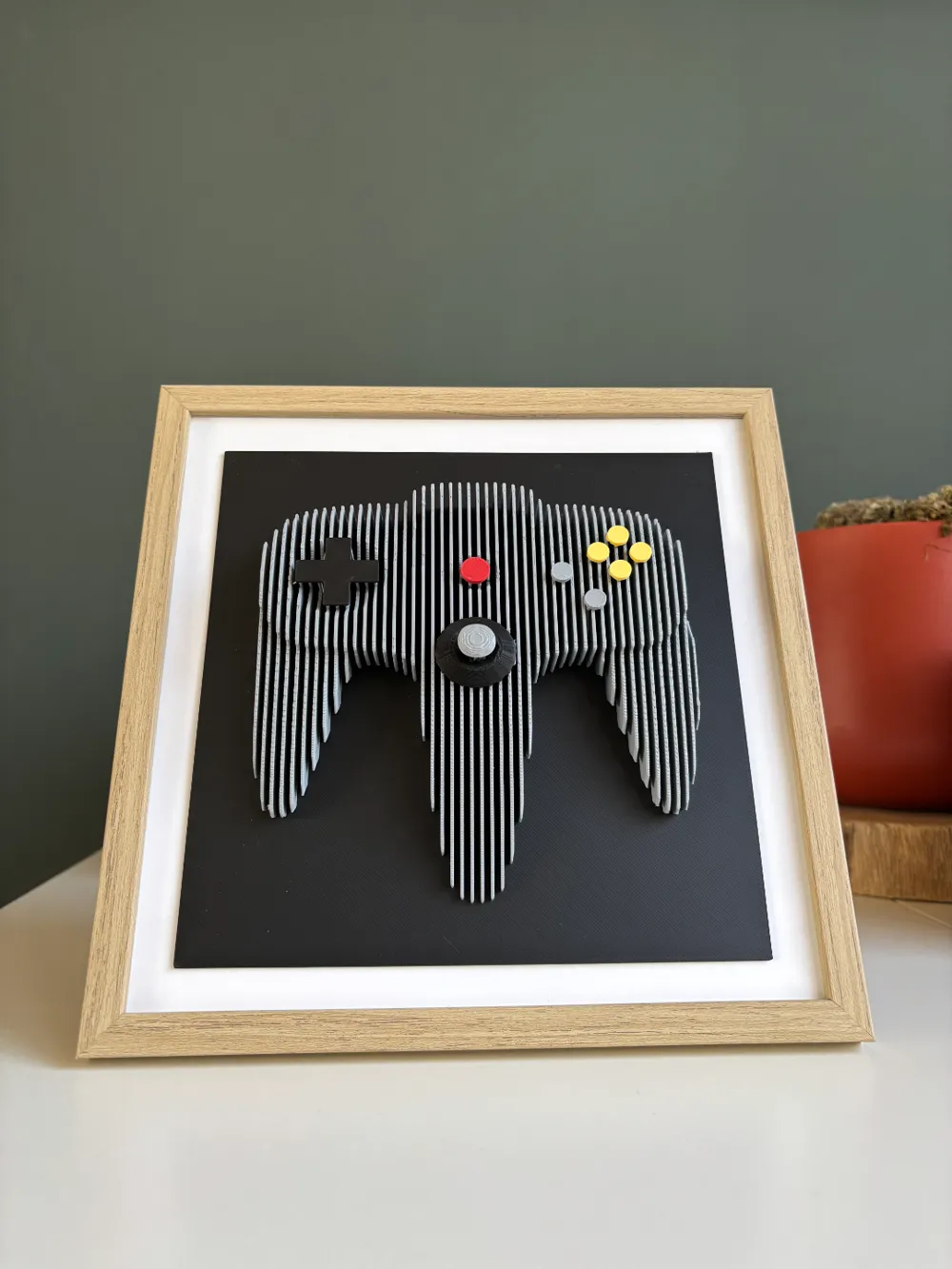 Controller Nintendo 64 layered sculpture by Slevin MakerWorld: Download ...