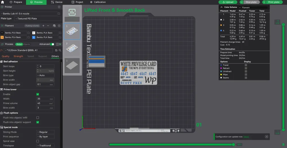 White Privilege Card Trumps Everything Satire Card by NoProblem MakerWorld: Download Free 3D Models