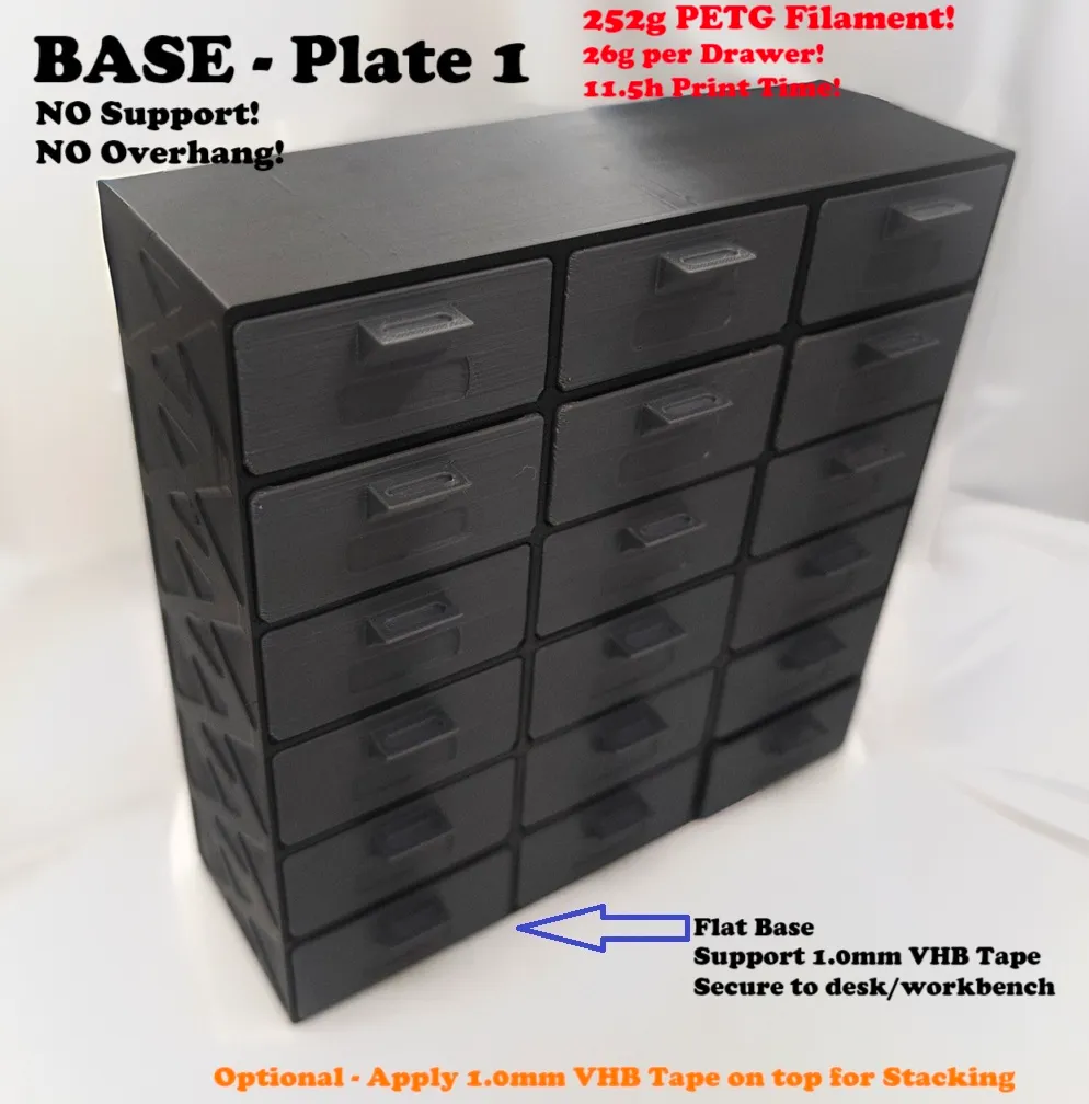 Stack Bins | Workbench | Desk | Stackable by chatch15117 - MakerWorld