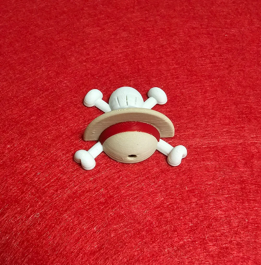 Jolly Roger One Piece key ring by thift88 - MakerWorld