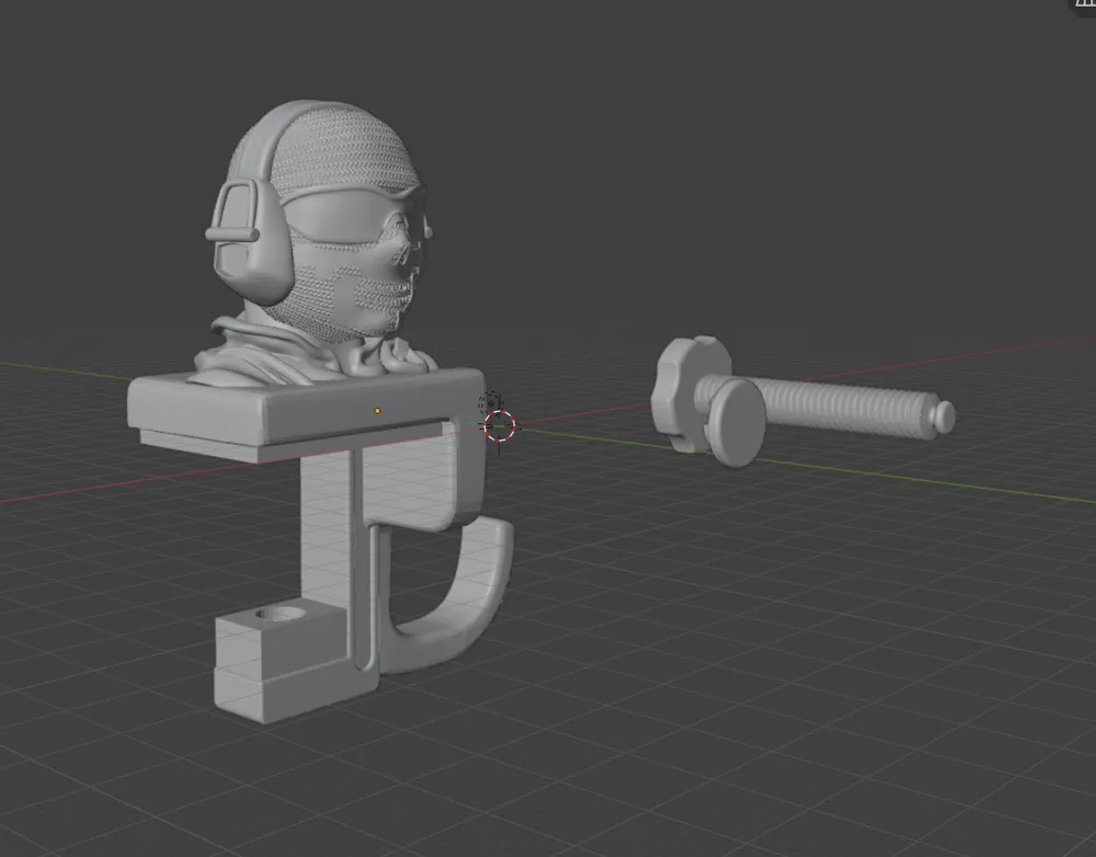 Call of Duty Headset Stand-Clamps to Desk or Table by SaltiVet 3D ...