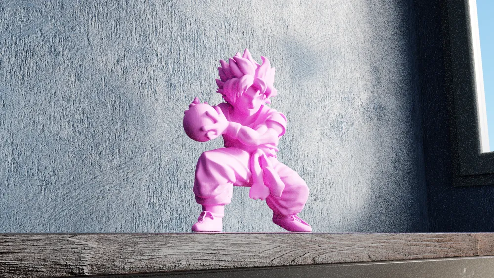 Kamehameha - Free 3D Print Model - MakerWorld