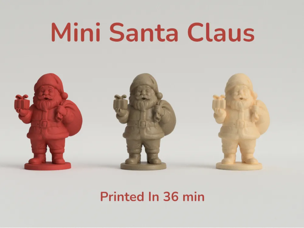 Mini Santa Claus - Free 3D Print Model - MakerWorld