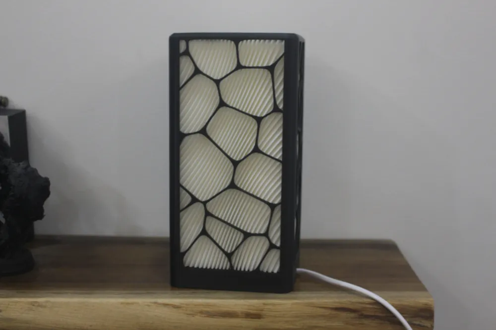 VoroGlow Wave lamp for bambu Led Lamp 001 (MH001) - Free 3D Print Model ...