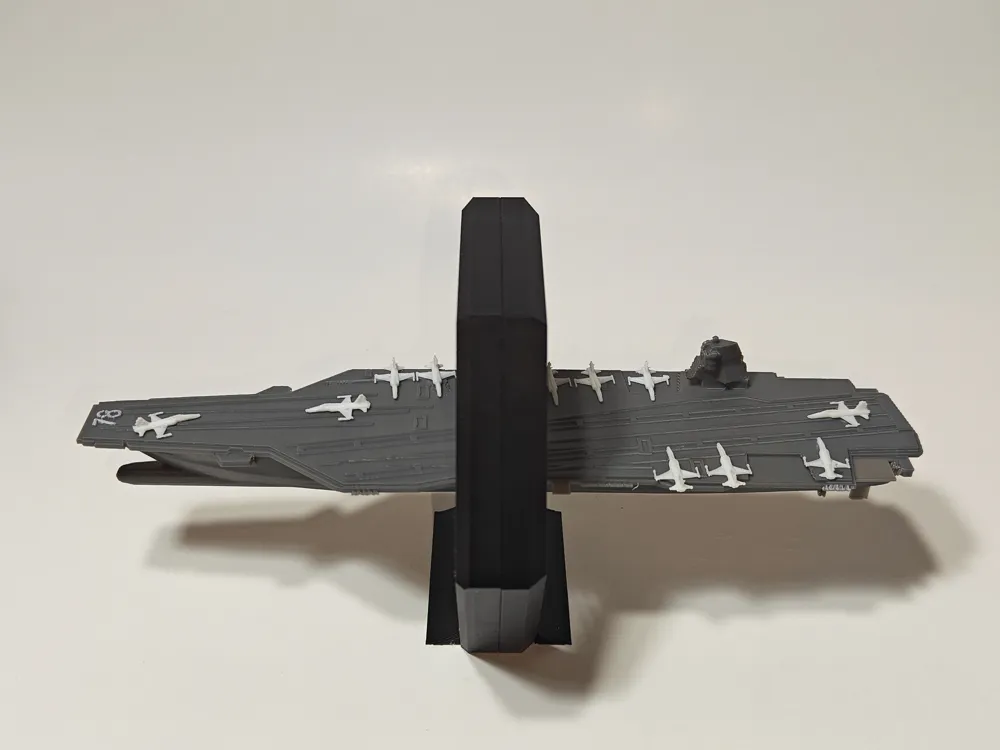 Suspended Aircraft Carrier with Miniature Jets by 3DMakerSpace ...
