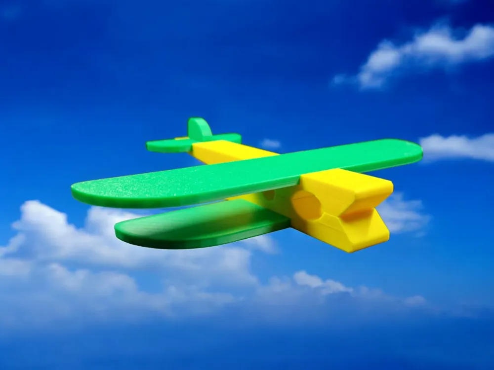 CLOTHESPIN PLANE - TOY - Free 3D Print Model - MakerWorld