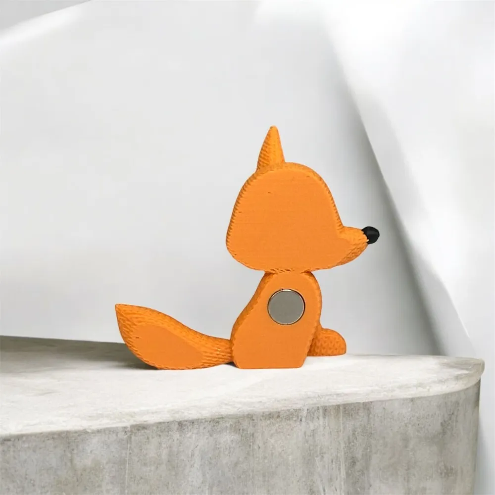 Knitted Fox Fridge Magnet by TreeD-prints MakerWorld: Download Free 3D ...