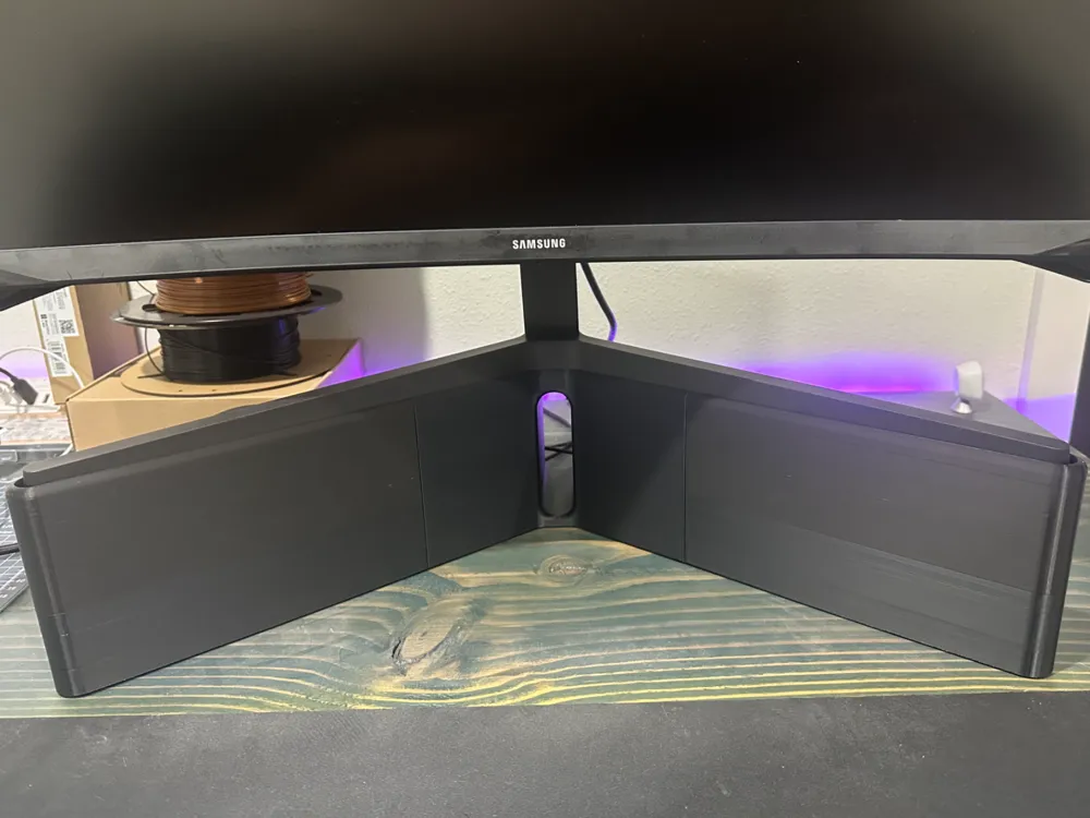 Samsung G5 34" Monitor Riser by Maple MakerWorld: Download Free 3D Models