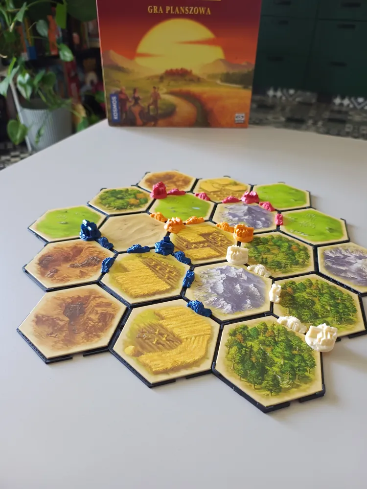 Catan 3d modular heks by Patryk MakerWorld: Download Free 3D Models