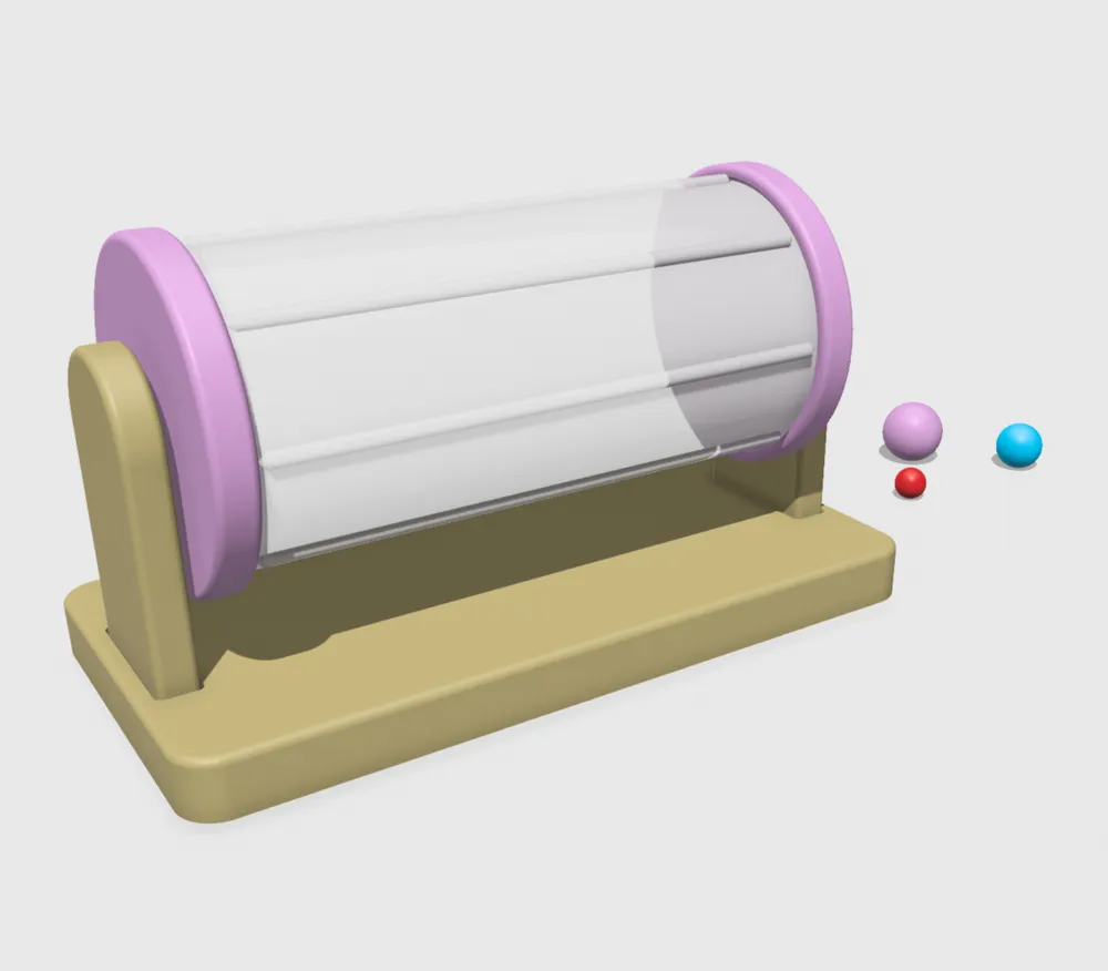 Baby Rolling Cylinder for Balls or BambuPoop by CutMasterMakerWorld ...