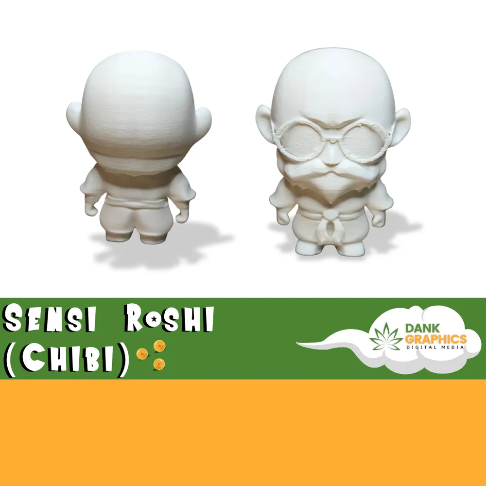 Sensi Roshi Chibi by Dank Graphics by DankGraphics3D - MakerWorld