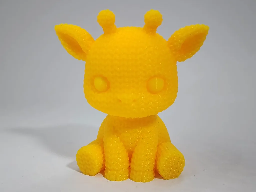 Gestrickte Baby-Giraffe – Kostenloses 3D-Druckmodell – MakerWorld