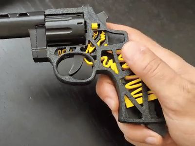 Revolver, Functional, 100% printed, V2 by it_could_explode MakerWorld ...