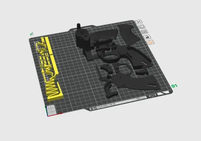 Revolver, Functional, 100% printed, V2 by it_could_explode MakerWorld ...
