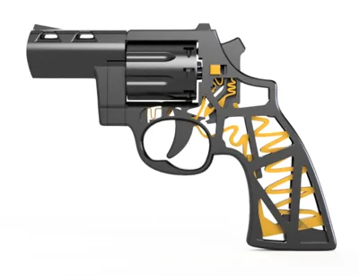 Revolver, Functional, 100% printed, V2 by it_could_explode MakerWorld ...