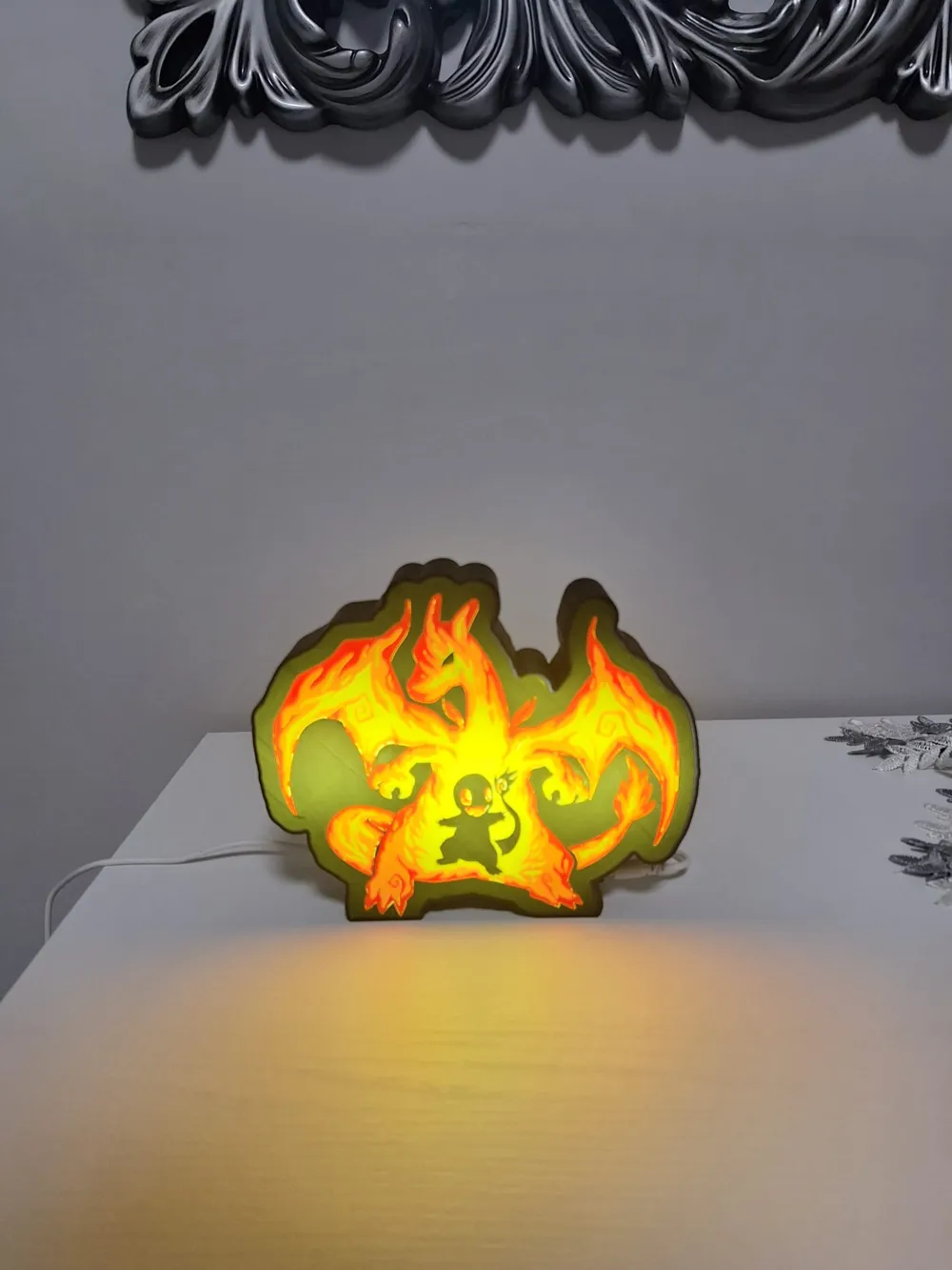 Charmander - Charizard Lamp Pokemon Lightbox by Nick91 MakerWorld ...