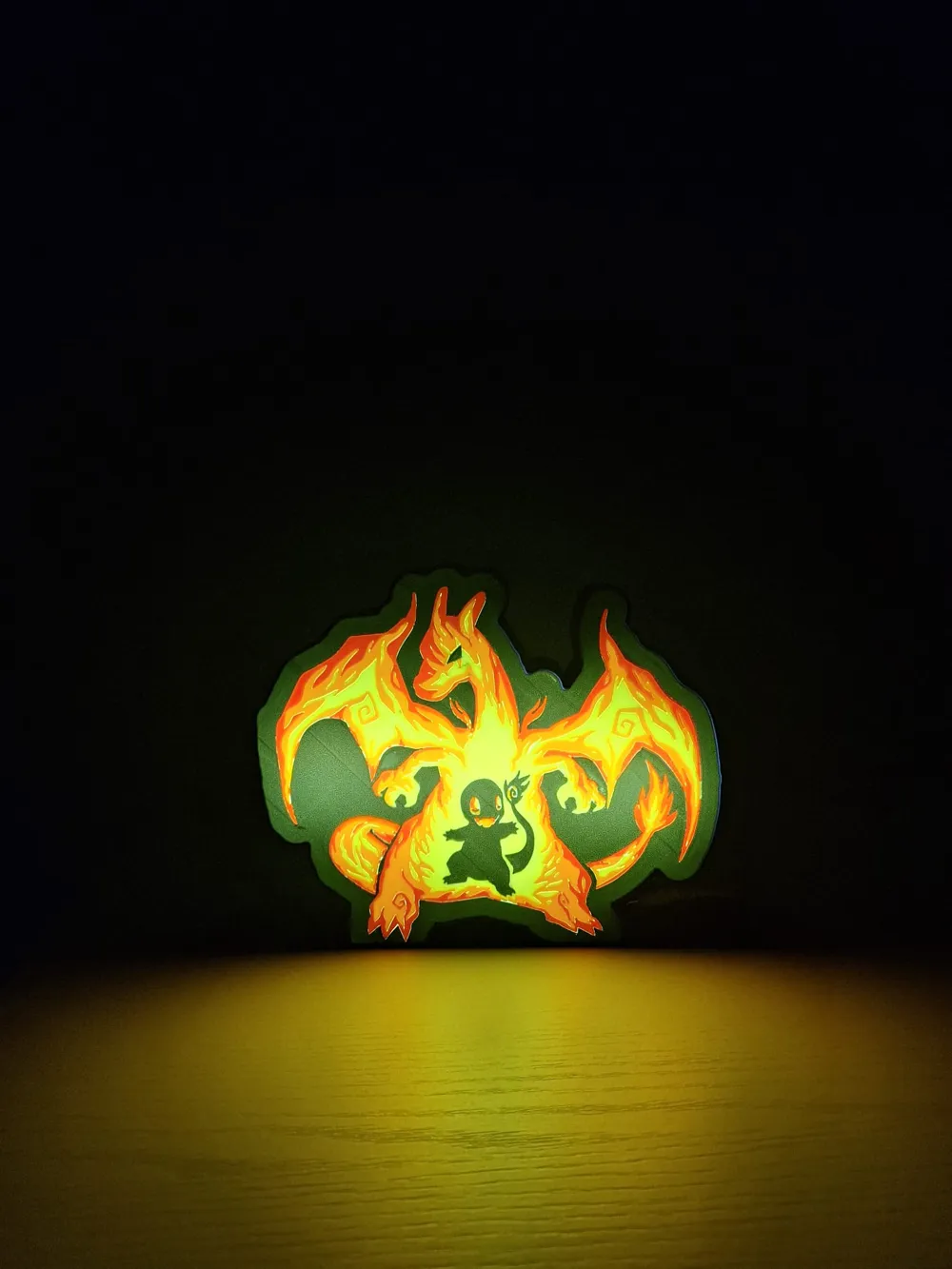 Charmander - Charizard Lamp Pokemon Lightbox by Nick91 MakerWorld ...