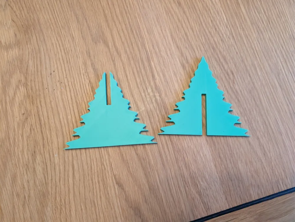 Interlocking Christmas Tree (easy print!) - Free 3D Print Model ...