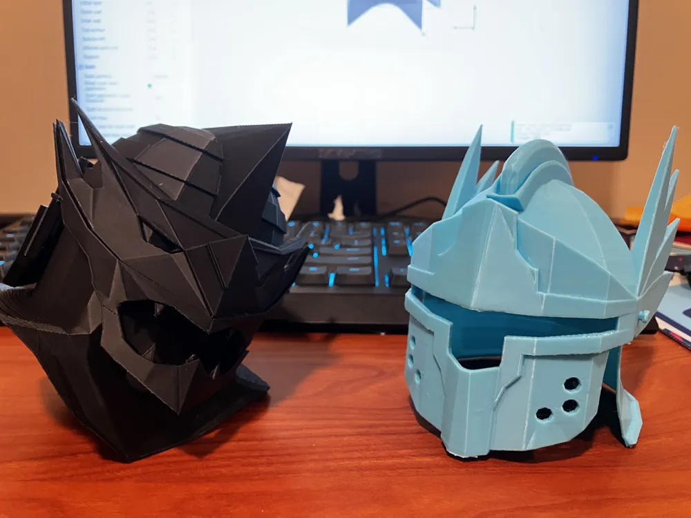 Rogue Lineage DSK Helmet by Quil MakerWorld: Download Free 3D Models