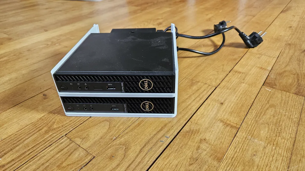 MicroStack Rack – Modular Rack for Dell Micro PCs by zwindler ...