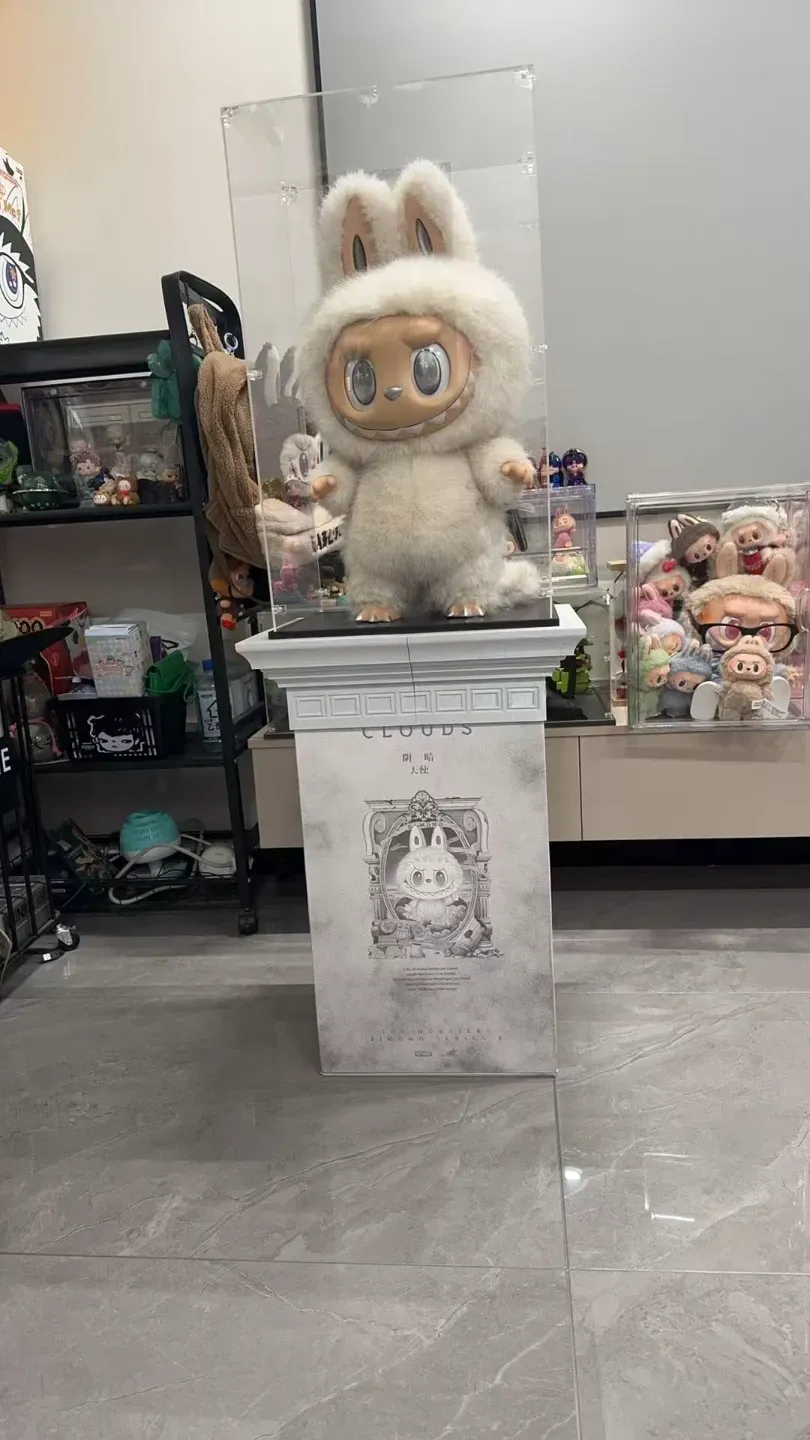 泡泡玛特拉布布labubu大天使罗马柱展示盒 来自 宋春雨 - MakerWorld