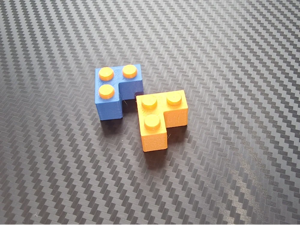 Lego Corner Brick 1-stud wide - Free 3D Print Model - MakerWorld