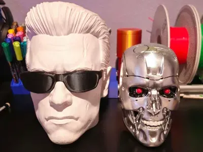 Terminator T-800 Skull by Hello_Maker_world MakerWorld: Download Free 3D Models