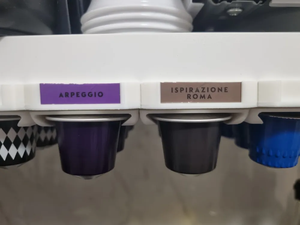 Nespresso Capsule Label Holder by OsO MakerWorld: Download Free 3D Models