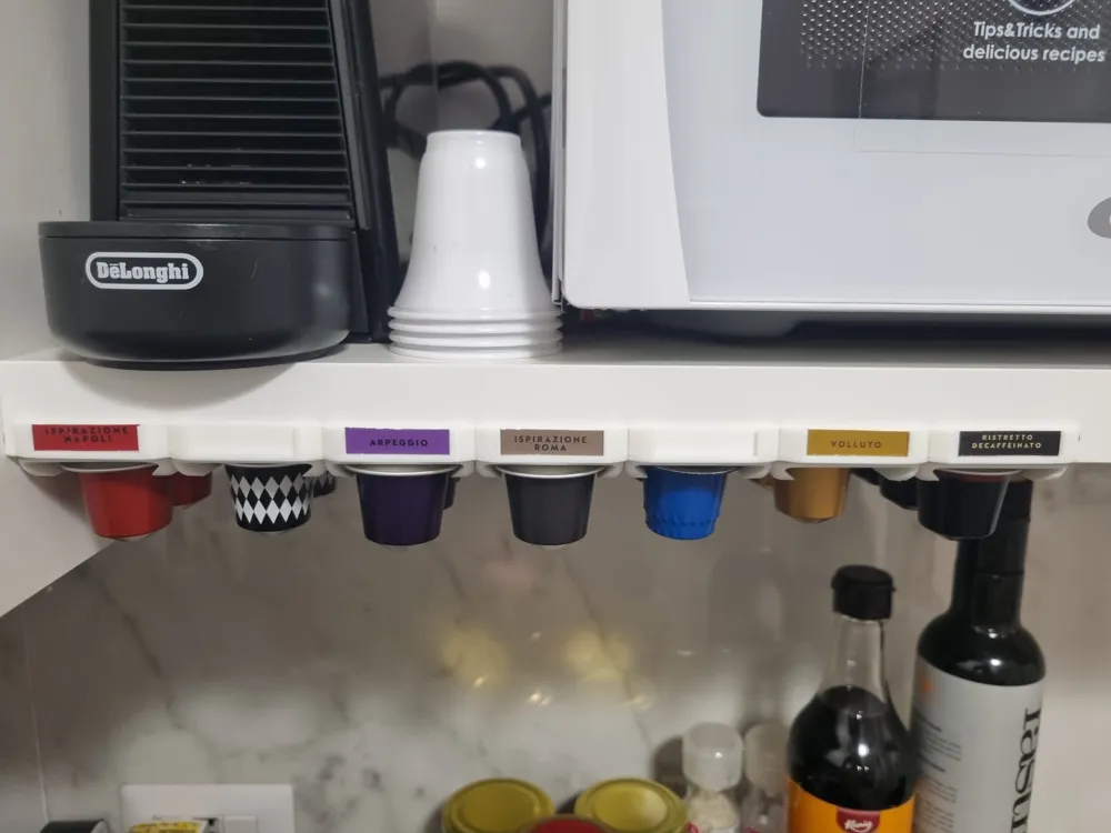 Nespresso Capsule Label Holder by OsO MakerWorld: Download Free 3D Models