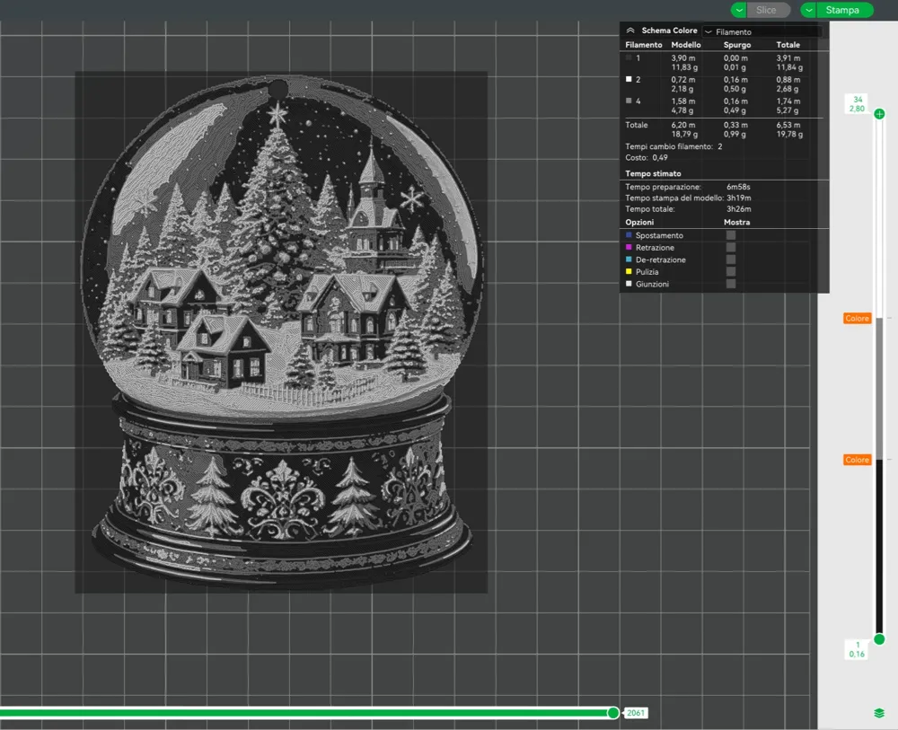 Christmas Snow Globe by Luc3D - MakerWorld