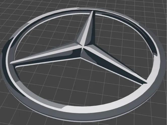 Mercedes logo by Adamovec_858 MakerWorld: Download Free 3D Models