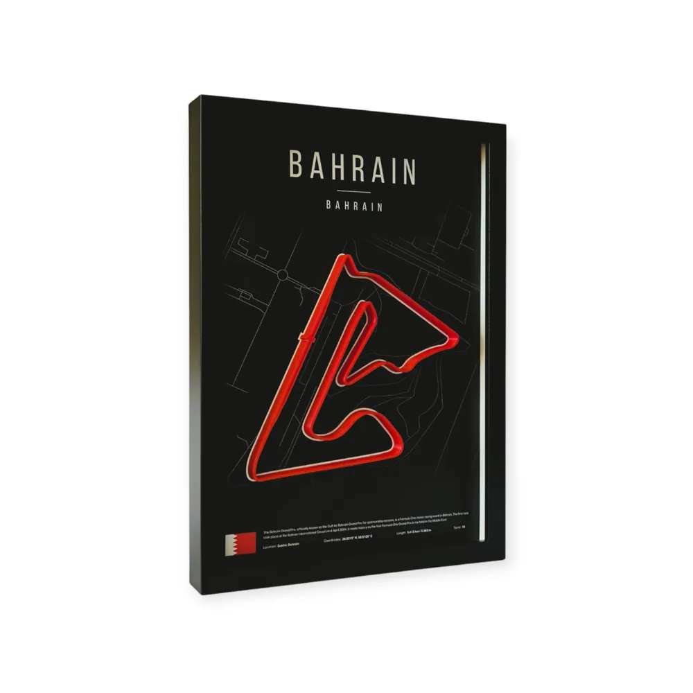 Bahrain Tracks in Relief by Criativo 3D By Ricardo Rodrigues - MakerWorld