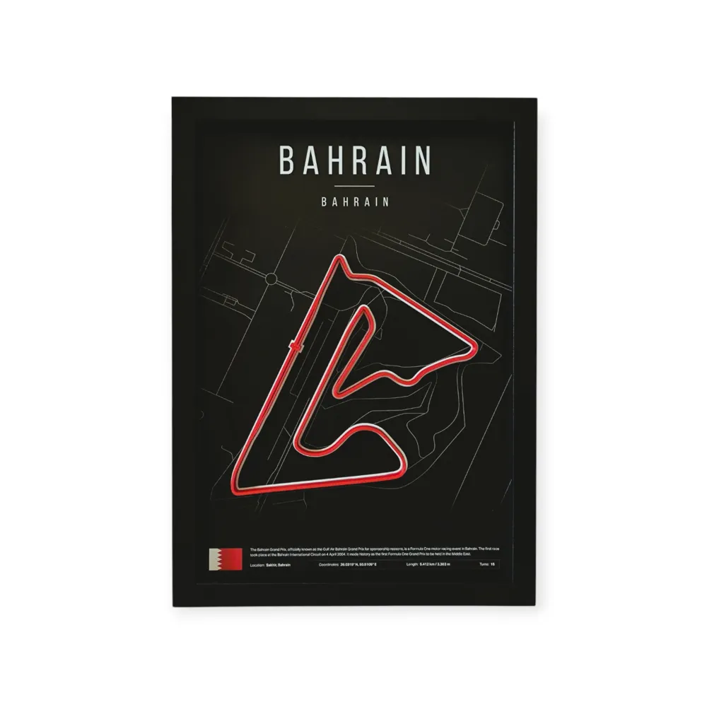 Bahrain Tracks in Relief by Criativo 3D By Ricardo Rodrigues - MakerWorld