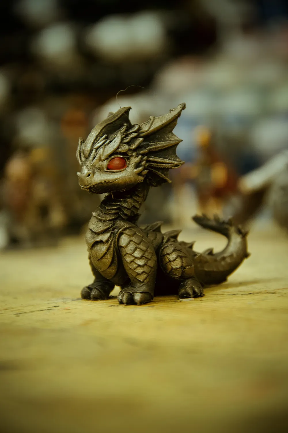 Baby Dragon Miniature but with real details - Free 3D Print Model ...