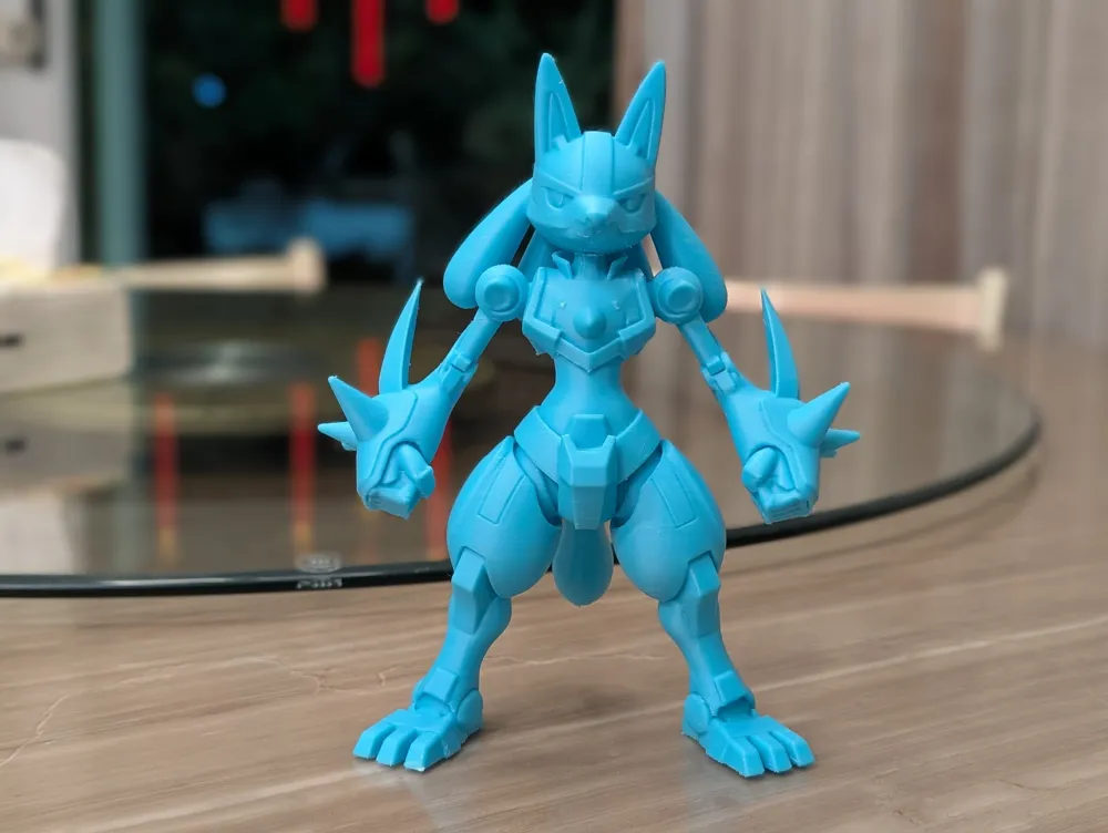 Mecha Lucario - Free 3D Print Model - MakerWorld