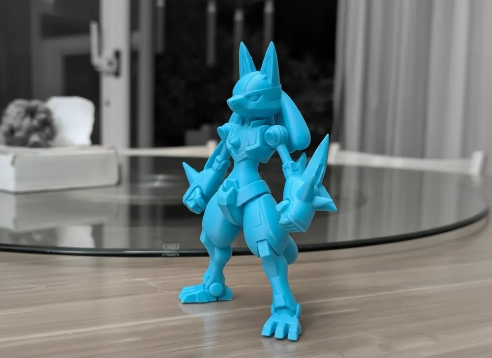 Mecha Lucario - Free 3D Print Model - MakerWorld